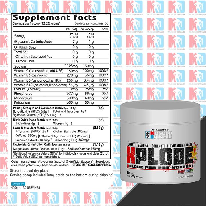 Pre Workout – Muscle Dynamix
